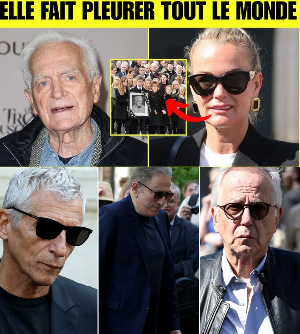 Obsèques de Philippe Labro : Laeticia Hallyday, Michel Drucker... L ...